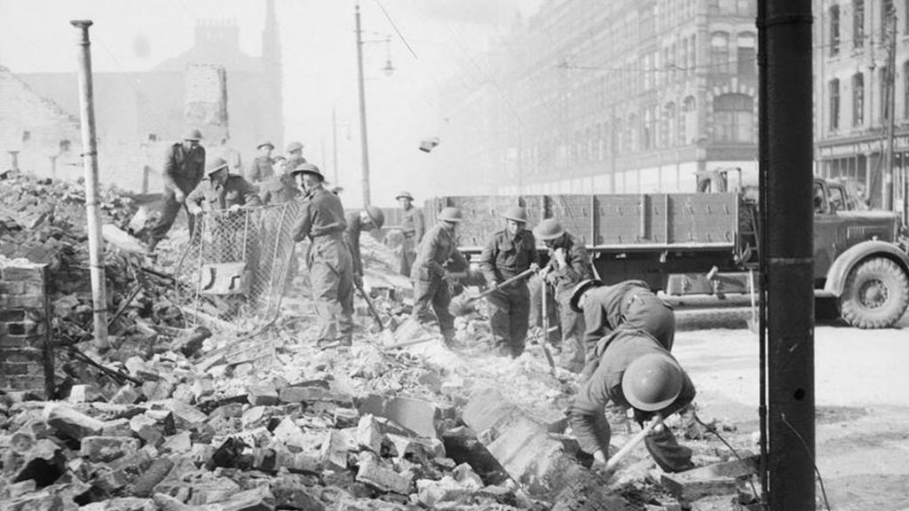 Belfast Blitz - York Street - WartimeNI