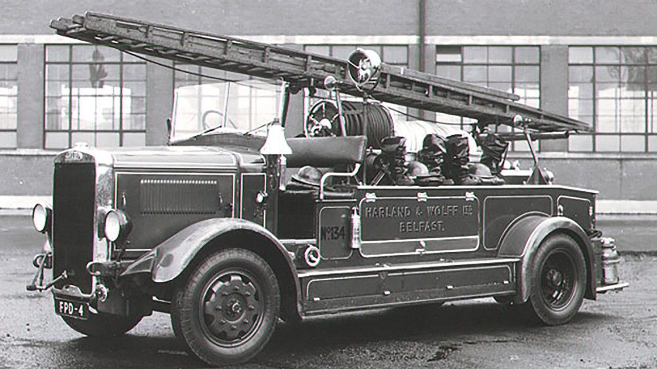 Harland and Wolff Fire Engine - WartimeNI