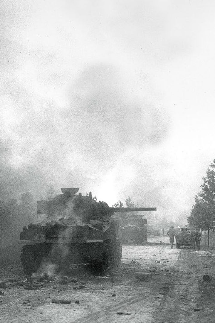 William Gill Moore's Tank at Valkenswaard - WartimeNI