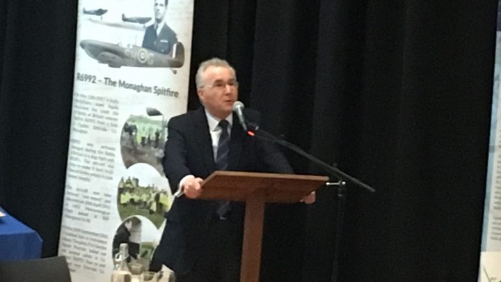 Richard Doherty speaks at 'Overhead and Underfoot' - WartimeNI