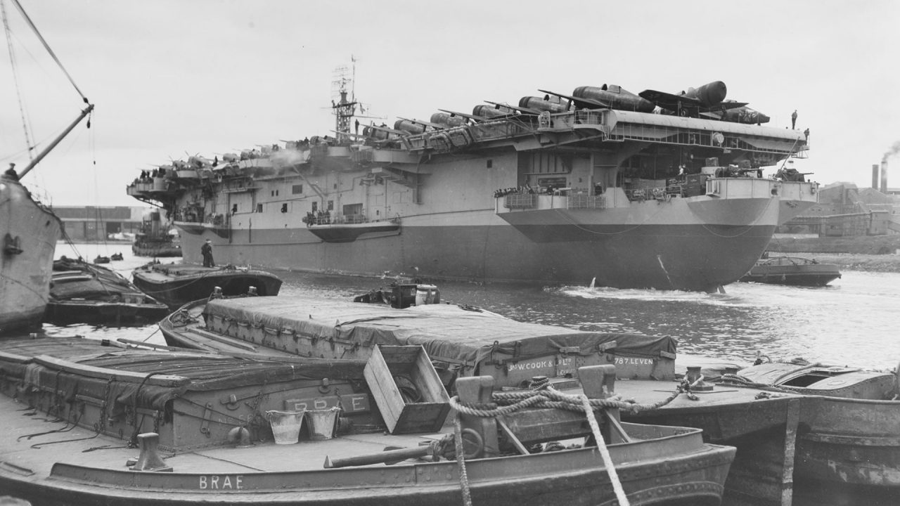 U.S.S. Block Island returns to Belfast - WartimeNI