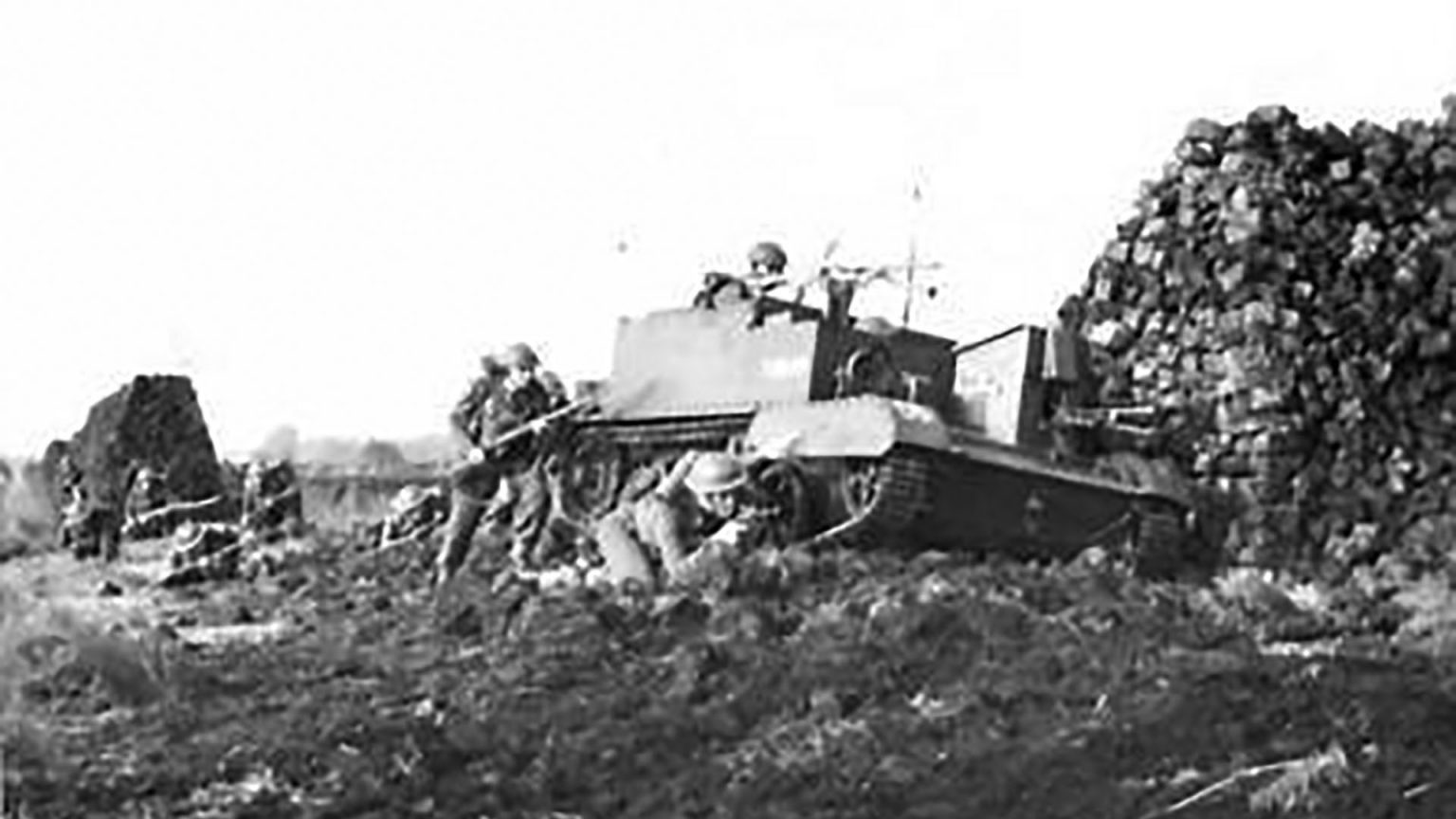 Bren Gun Carrier at Verner's Bridge, Co. Armagh - WartimeNI