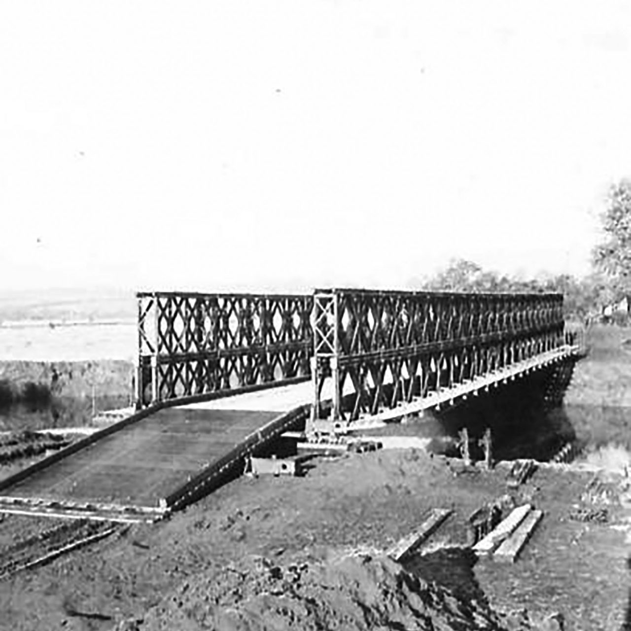 Bailey Bridge near Caledon, Co. Tyrone - WartimeNI